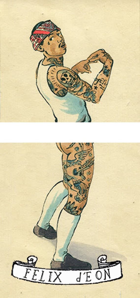 Mamamela Felix d'Eon Limited Edition Print Gay LSM Mexican