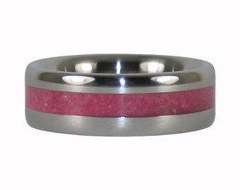Ulexite Hawaii Titanium Ring by Hawaiititanium on Etsy