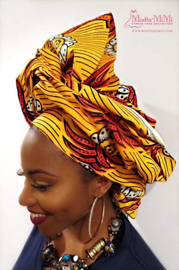 African head wrap African clothing Ankara head wrap head