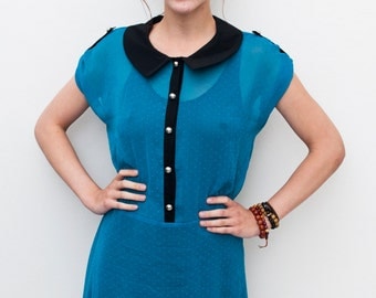 Pointed flat collar | Etsy