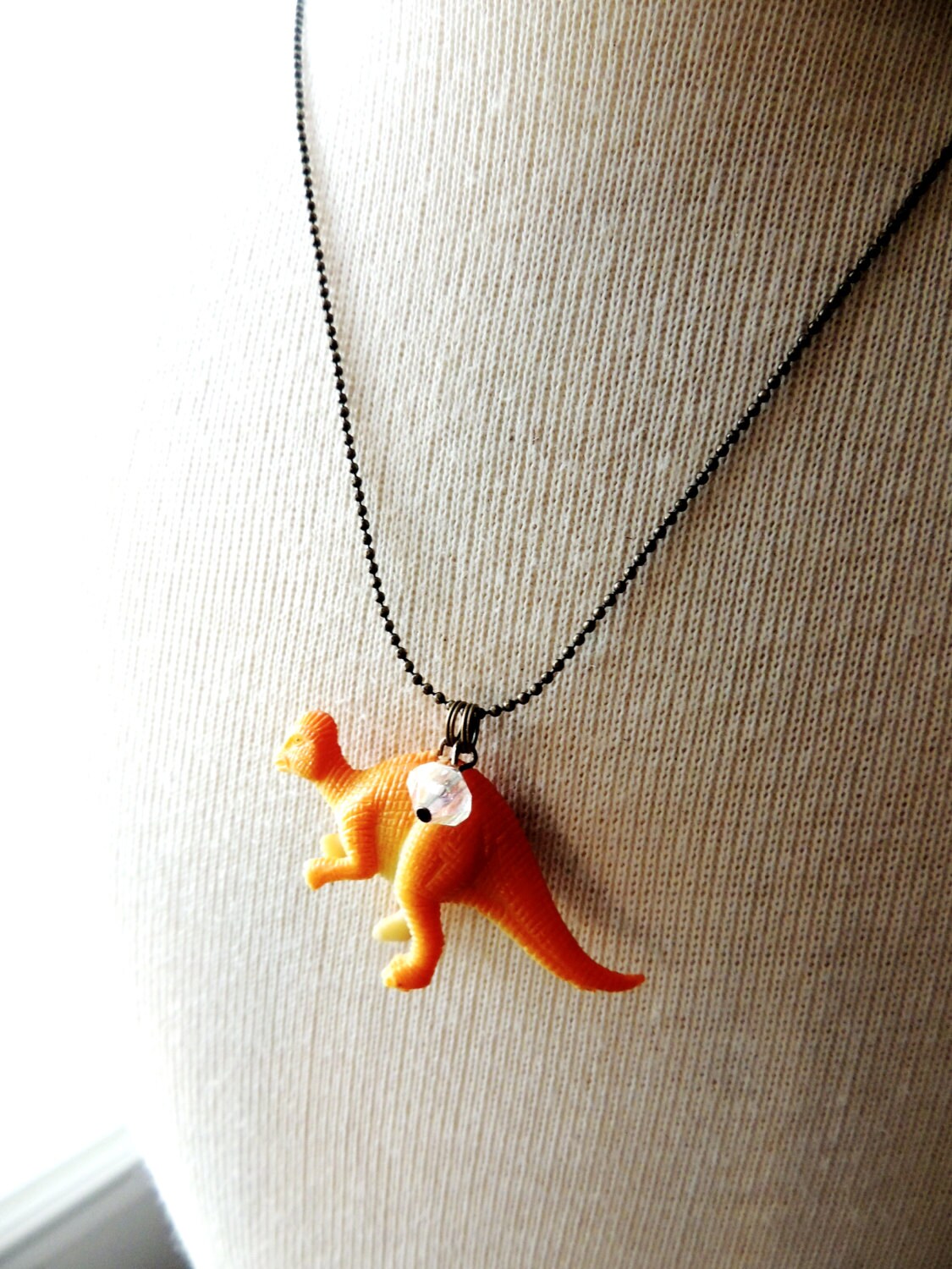 Dinosaur Necklace Dino Necklaces Jewelry by UnconventionalJ