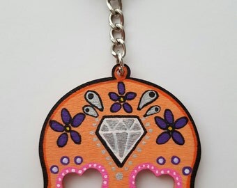 Sugar skull diamond | Etsy