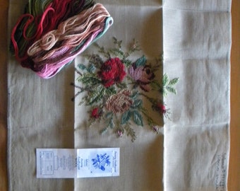 Items similar to Mosaic, Size 8"x8" Needlepoint kit, 18pt mesh ...