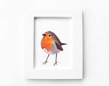 Unique geometric animal art related items | Etsy