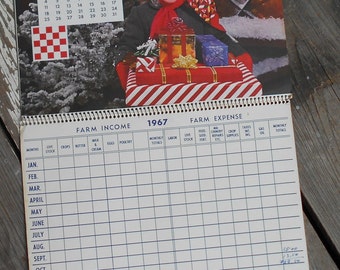 1967 calendar | Etsy