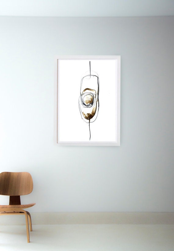 Minimal abstract wall art art print abstract print zen