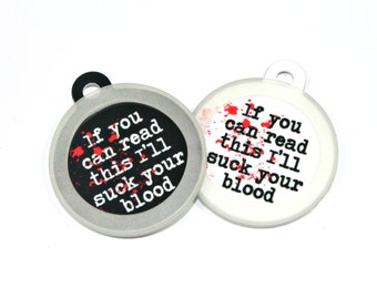 Outrageous Dog ID Tags for Funny Pets by BadTags on Etsy