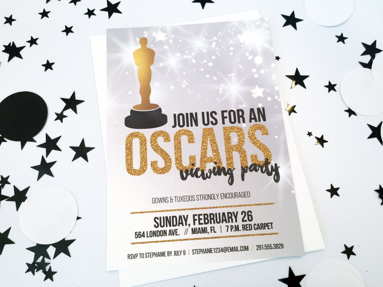 Oscars // Academy Awards Viewing Party Invitations