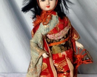 Items similar to Snow Queen Geisha doll on Etsy