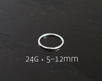 Tiny nose ring | Etsy