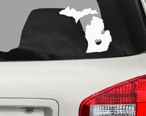 Popular items for michigan car decal on Etsy