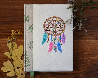 Unique embroidered notebook related items | Etsy