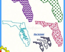 Popular items for florida state svg on Etsy