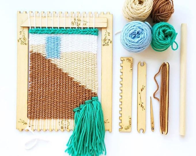 DIY weaving kits & yarn | Etsy