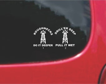 Oilfield decal | Etsy
