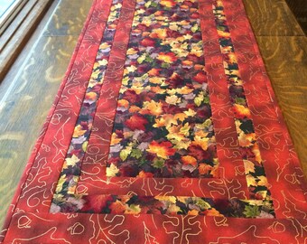Fall table runner | Etsy