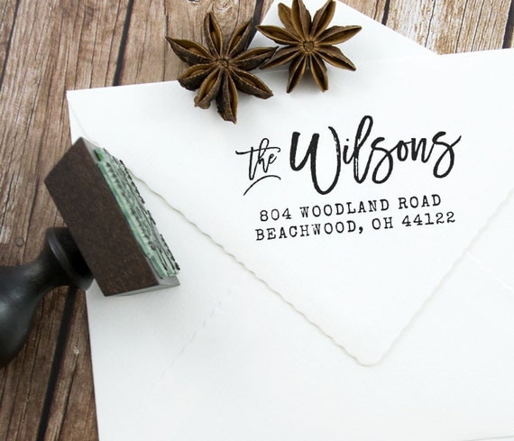 Beautiful Custom Address Stamp Self Inking Address Stamp