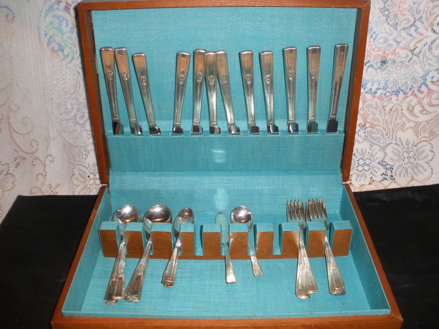 WM Rogers Mfg Revelation Monogramed “W” Vintage 1938 Extra Plate ...