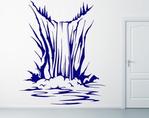 Unique waterfall sticker related items | Etsy