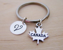 Popular items for canada keychain on Etsy