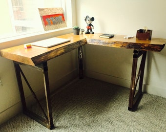 Unique corner desk related items | Etsy