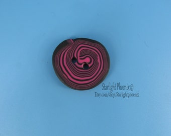 Items similar to Green or Red Apple Buttons, polymer clay, handmade ...