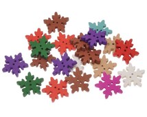 Popular items for snowflakes buttons on Etsy
