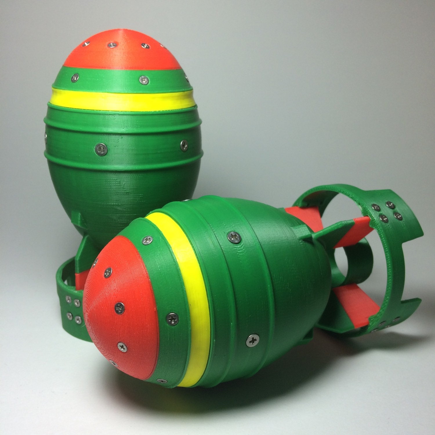 3D printed Fallout mini nuke storage container