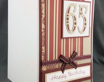 65th birthday card | Etsy