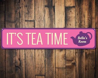 Tea time sign | Etsy