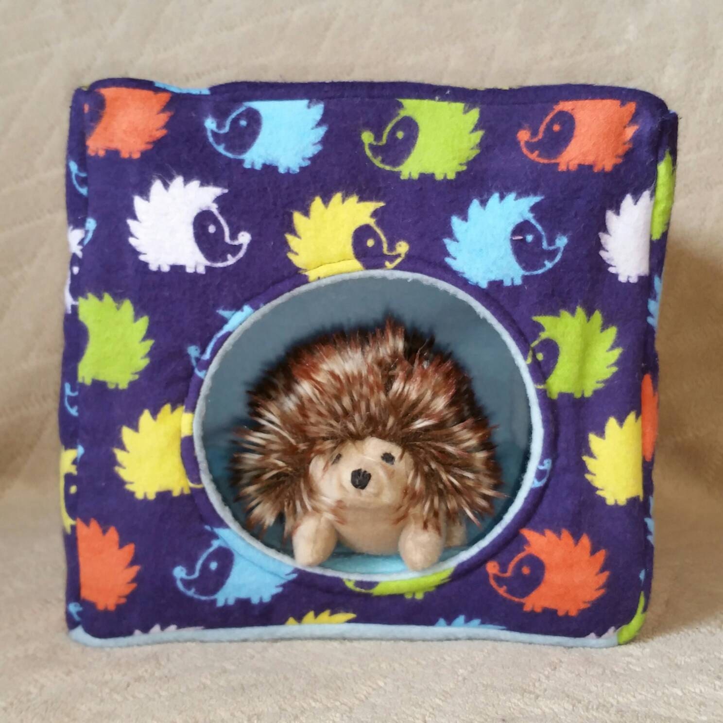 Cozy Cuddle Cube / Cozy Cube / Cube Hide by PricklyPalsHedgehogs