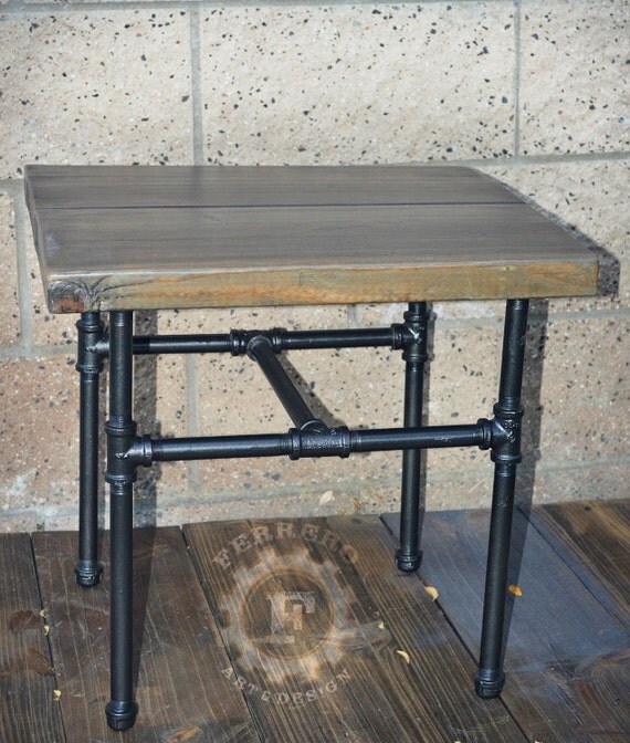 Steampunk Table Side Table Steampunk Nightstand Small