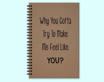 Funny notebooks | Etsy