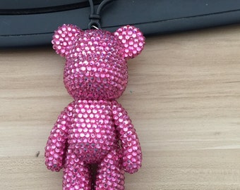 Teddy bear keychain | Etsy