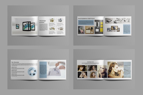 InDesign Portfolio brochure Photographer Porfolio Template