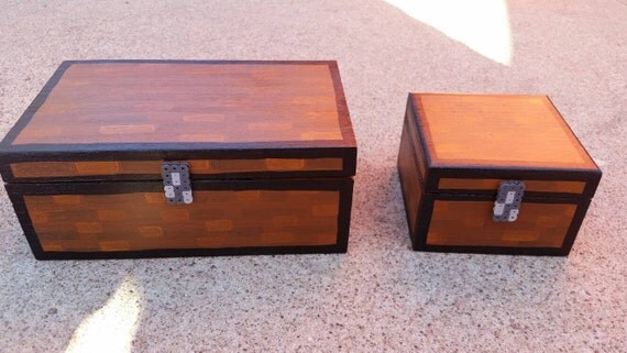 Minecraft storage chest decorative boxes by CarpeLibrumEP on Etsy