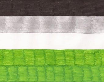 Aromantic flag | Etsy