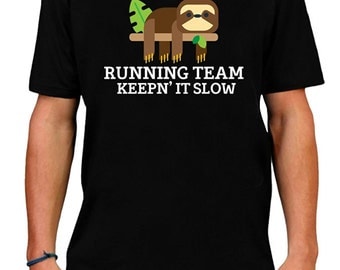 Sloth running team | Etsy