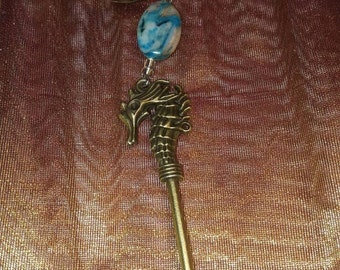 Unique seahorse keychain related items | Etsy