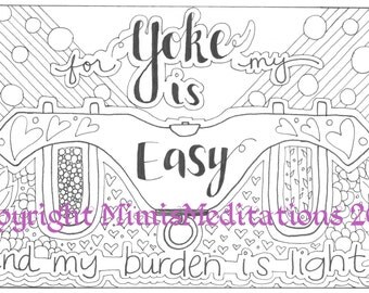 My yoke is easy | Etsy