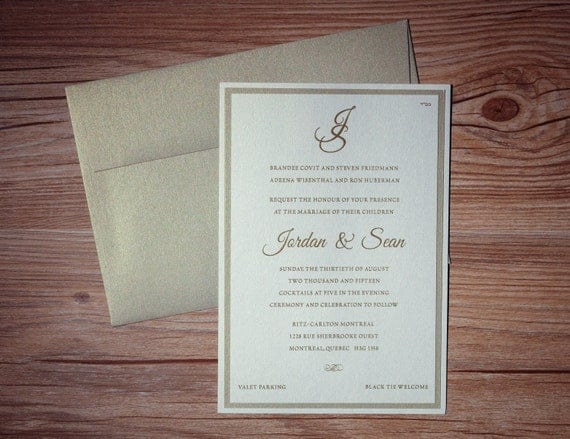Traditional Wedding Invitation traditional by KiwiInvitations