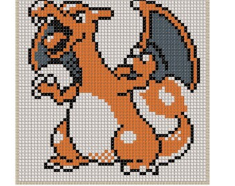 Charizard perler | Etsy