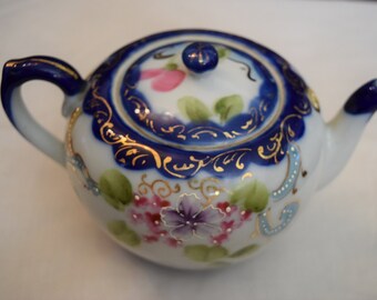 Unique hand painted teapots related items | Etsy