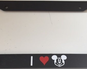 Mickey license plate | Etsy