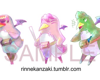 Prinny Penguin crochet pattern PDF amigurumi