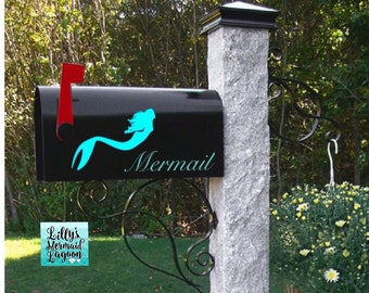 Mermaid mailbox | Etsy