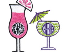 Popular items for cocktail embroidery on Etsy