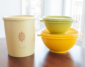 Green tupperware | Etsy