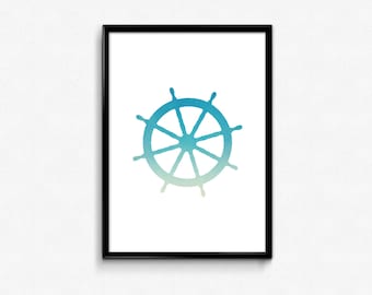 Nautical themed art | Etsy