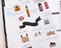 Unique london stickers related items | Etsy